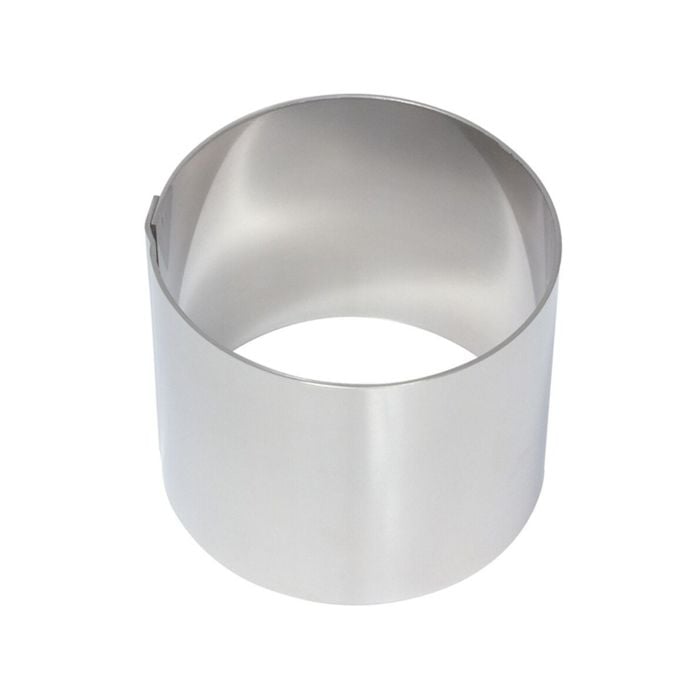 Cuisena 7cm Stainless Steel Food Ring/Stacker Baking Moulds - Silver ...