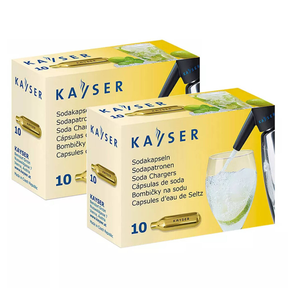 Kayser Soda Charger Bulbs 20pc - Bunnings Australia