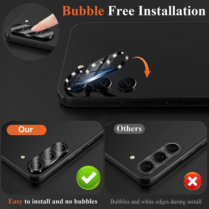 2 Pack MEZON Samsung Galaxy A04s Full Cover Camera Lens Tempered Glass ...