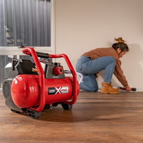 Ozito PXC 36V 2 x 18V Cordless 6L Oil Free Air Compressor PXOFCS-636 ...