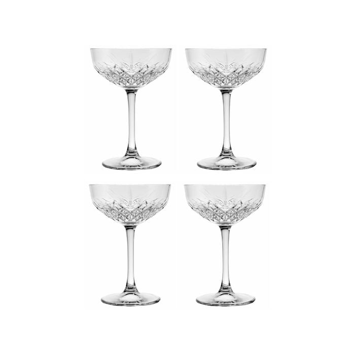 Pasabahce Timeless Champagne Glass 255ml - Set of 4 - Bunnings Australia