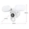 Orion Grid Connect Smart HD 3MP Security Camera and Twin Floodlight ...