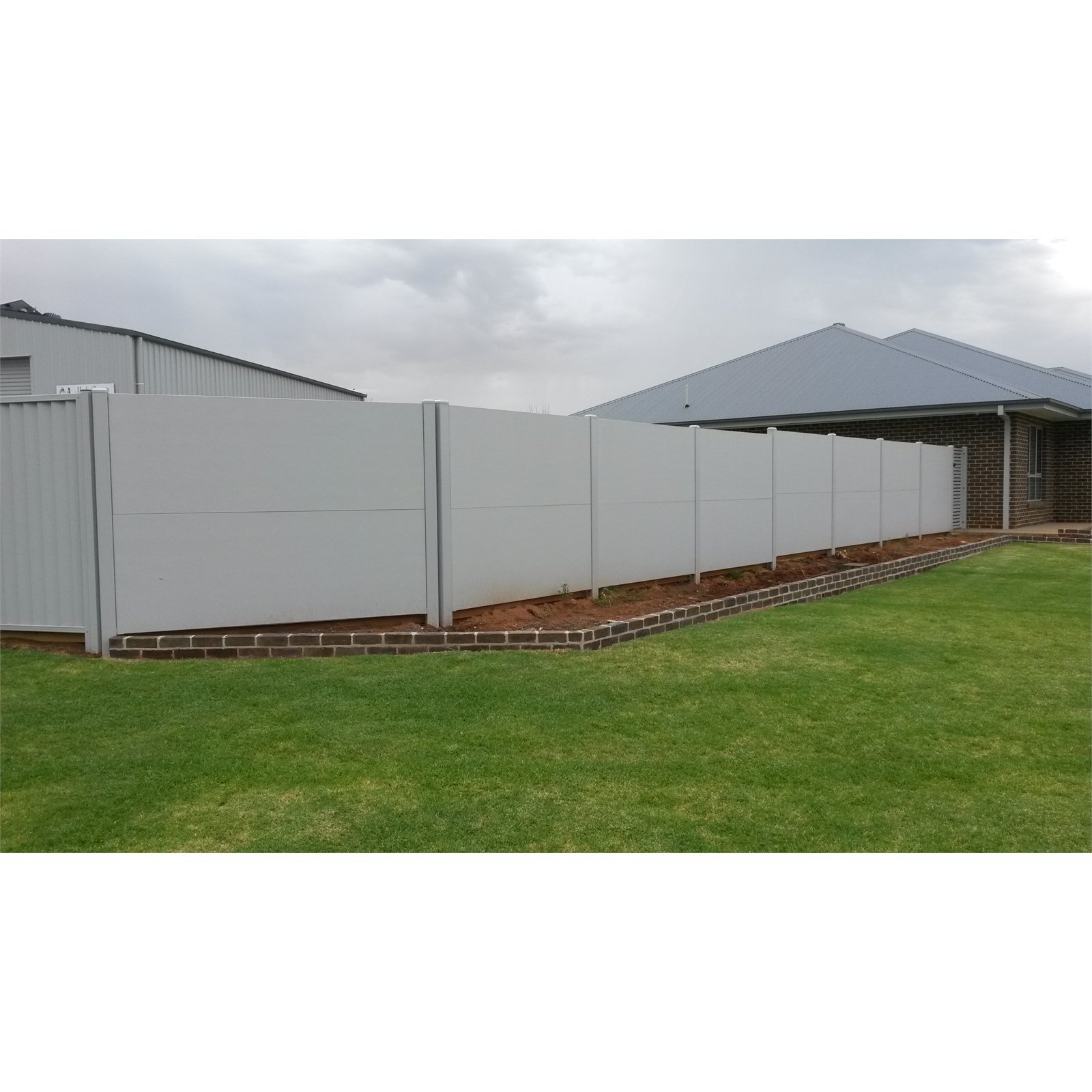 Slenderline 2400mm x 1800mm Modular Fencing Bay Kit Bunnings Australia