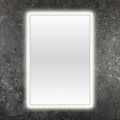 Barelli Luna 700x500mm Rectangular LED Mirror - Bunnings Australia
