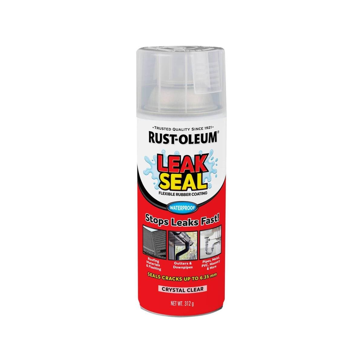 Rust-Oleum 312g Clear Leak Seal Flexible Rubberised Coating - Bunnings ...