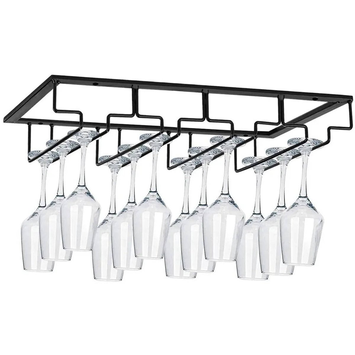 Splendid Living Wine Glass Rack Champagne Cup Holder Hanger Hanging Bar ...