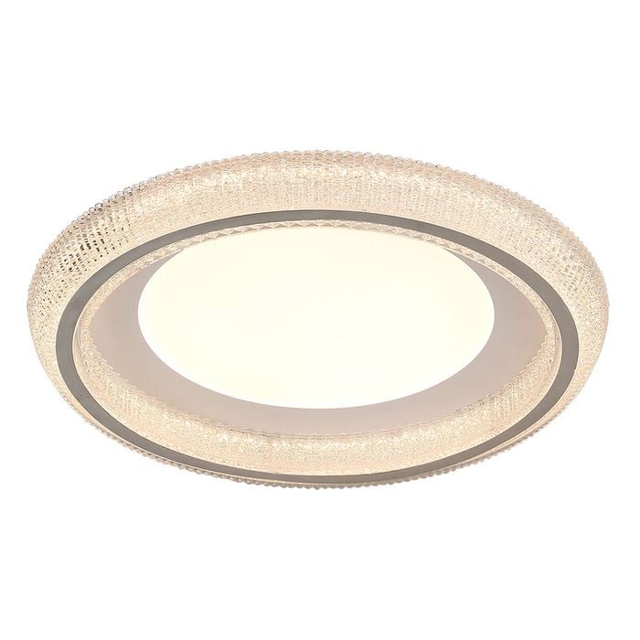 Vencha Trilliant 38w Tri-Colour LED Crystal Close to Ceiling Light ...