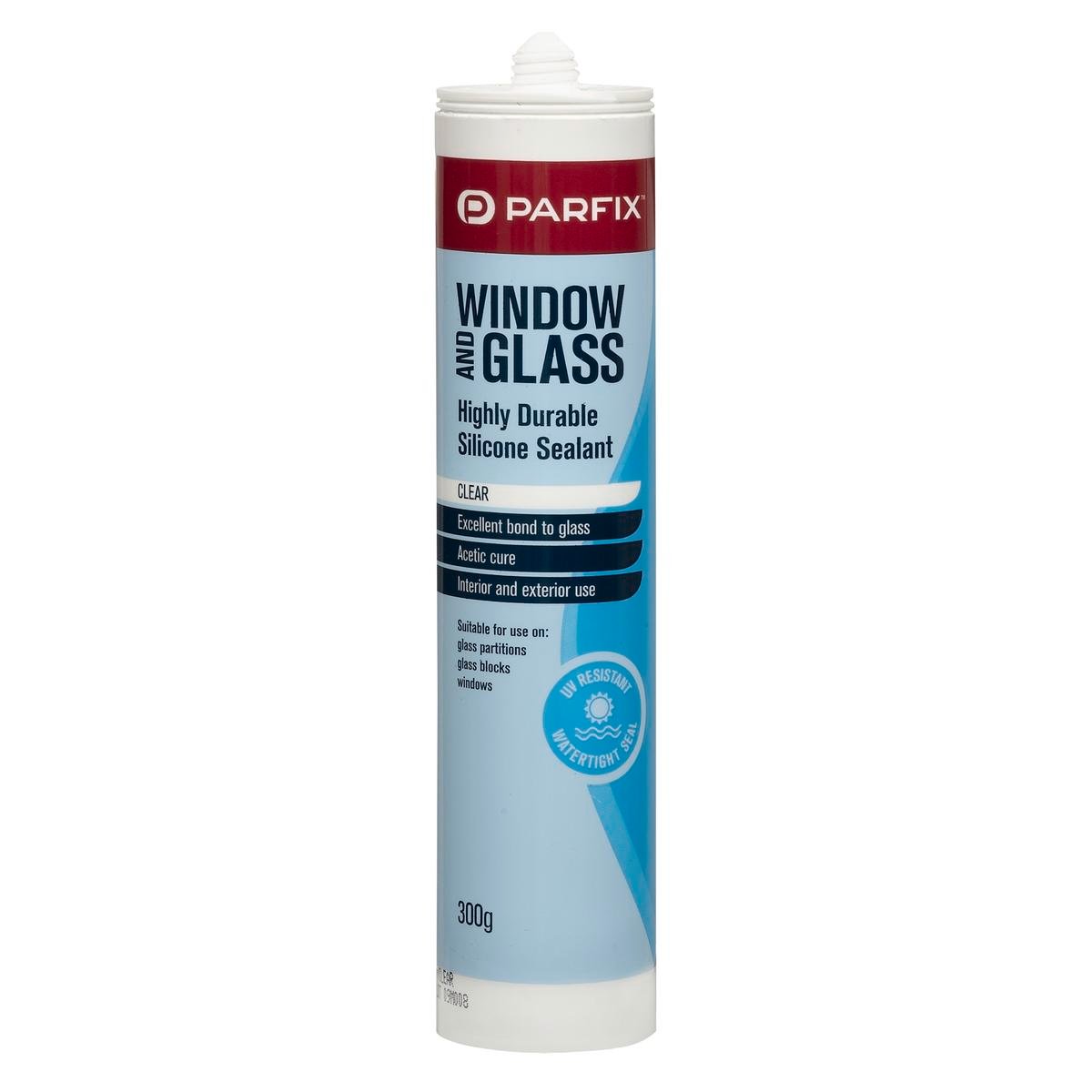 Parfix 300g Clear Window And Glass Silicone - Bunnings Australia