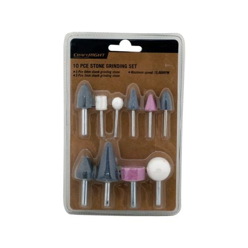 Craftright 10 Piece Stone Grinding Set - Bunnings Australia
