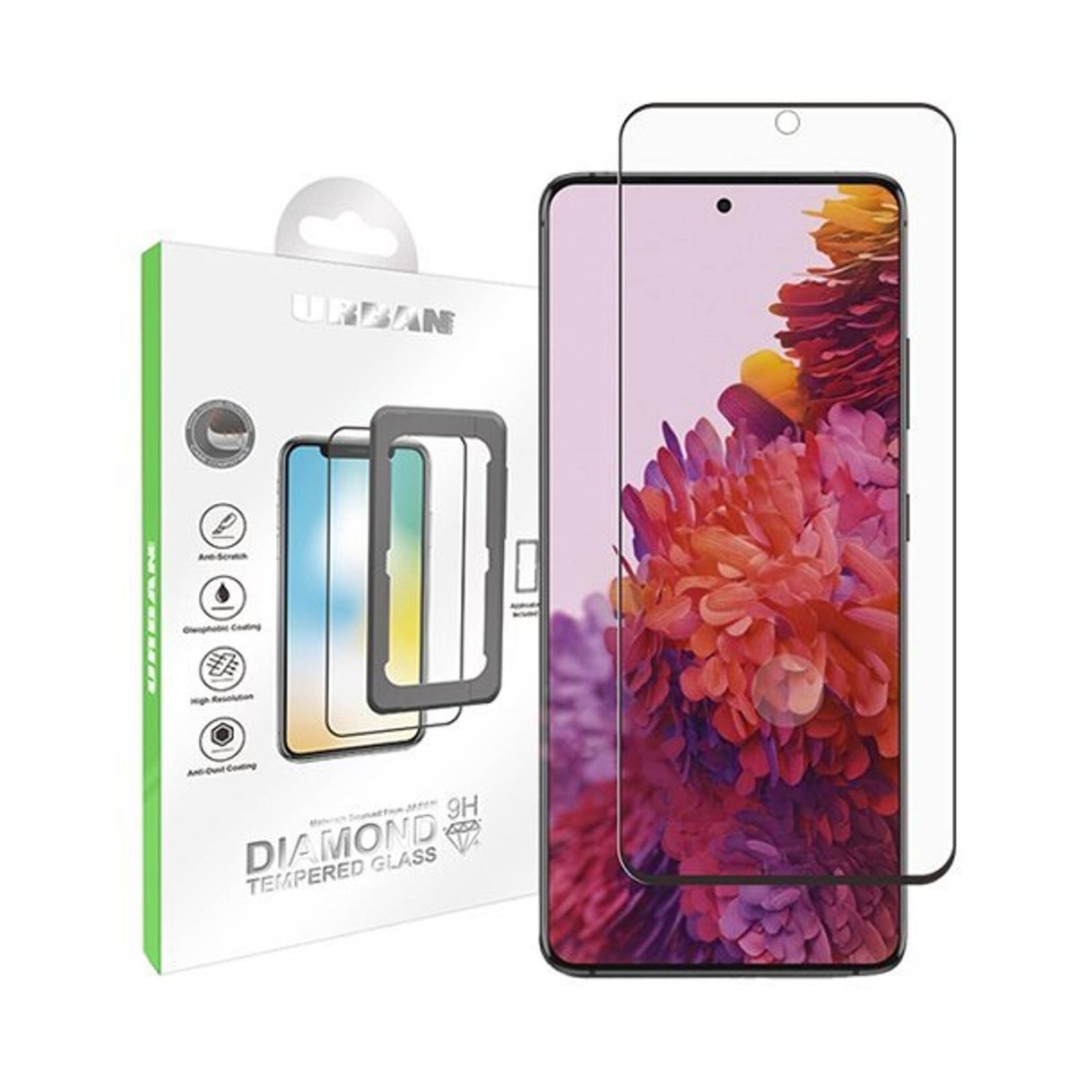 Urban Diamond Tempered Glass Screen Protector For Samsung Galaxy S22 ...