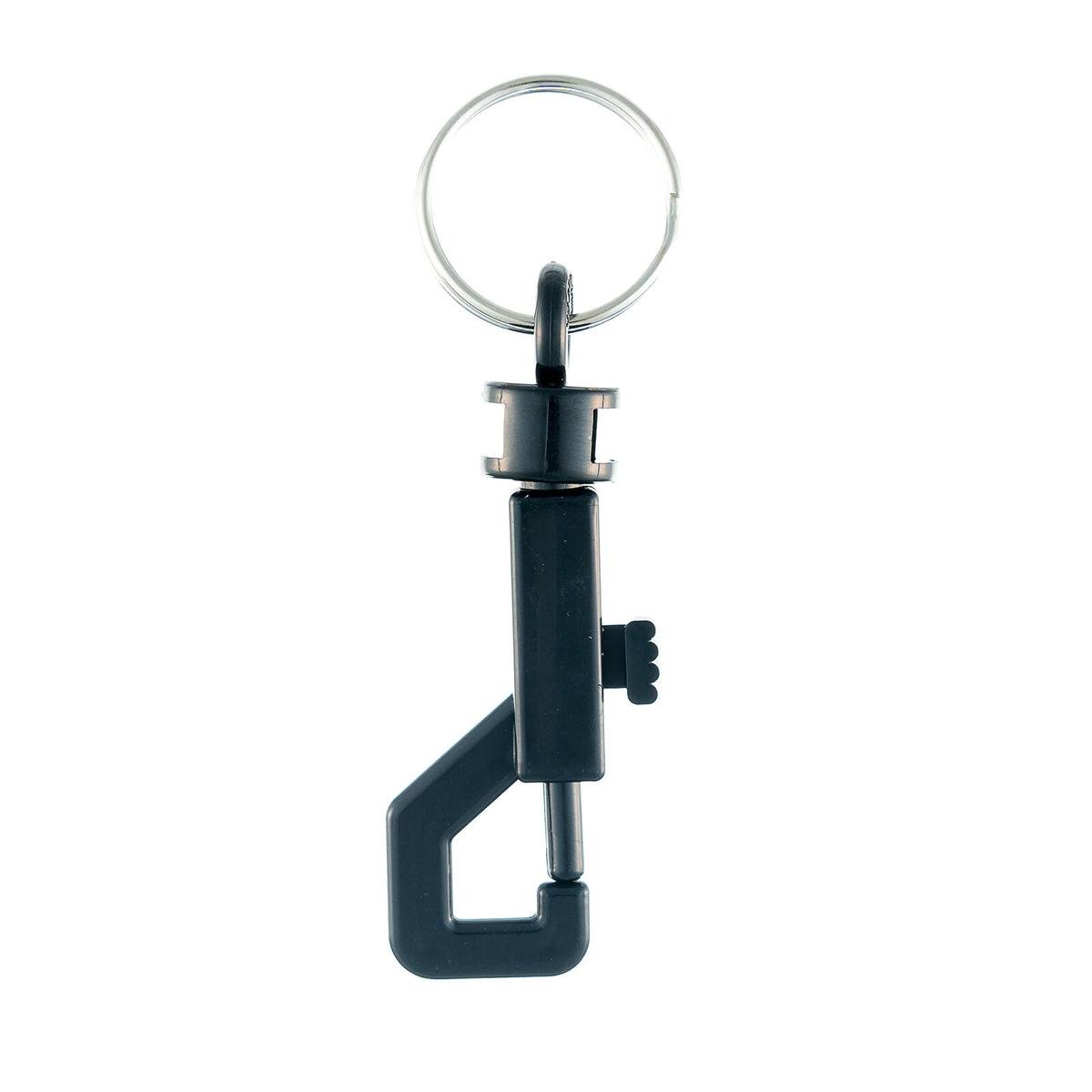 Taskmaster 70mm Black Plastic J Clip - 4 Pack - Bunnings Australia