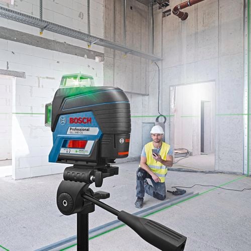 Bosch Professional 3 x 360 Green Beam Laser 0601063U80 Bunnings Australia