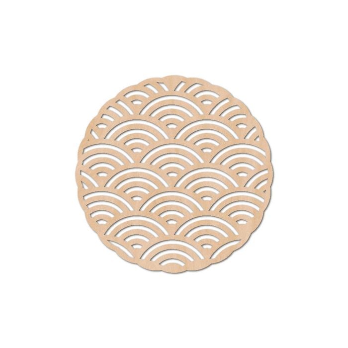 Nord Deco Wooden Coaster Kitchen Decor 10x10cm - Arches - Bunnings ...