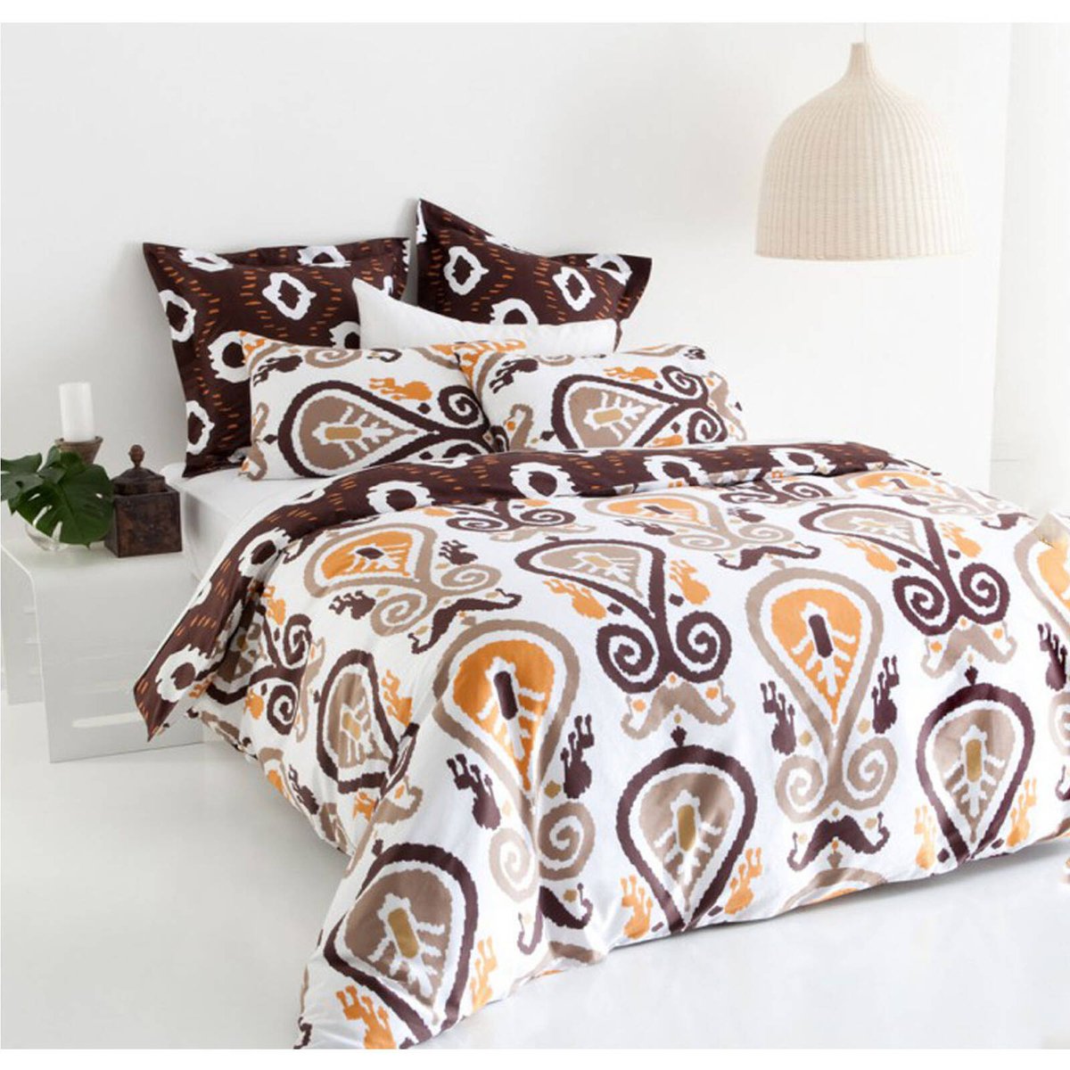 Shuteye Torquay Brown Quilt Cover Set + Euro Pillowcases - Queen ...