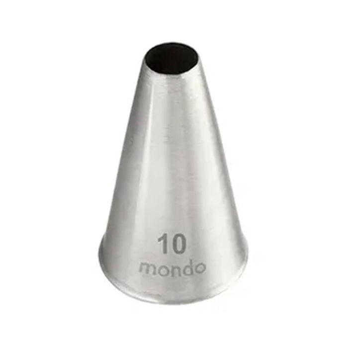 Mondo Stainless Steel #10 Round Piping Tip - Silver - Bunnings Australia