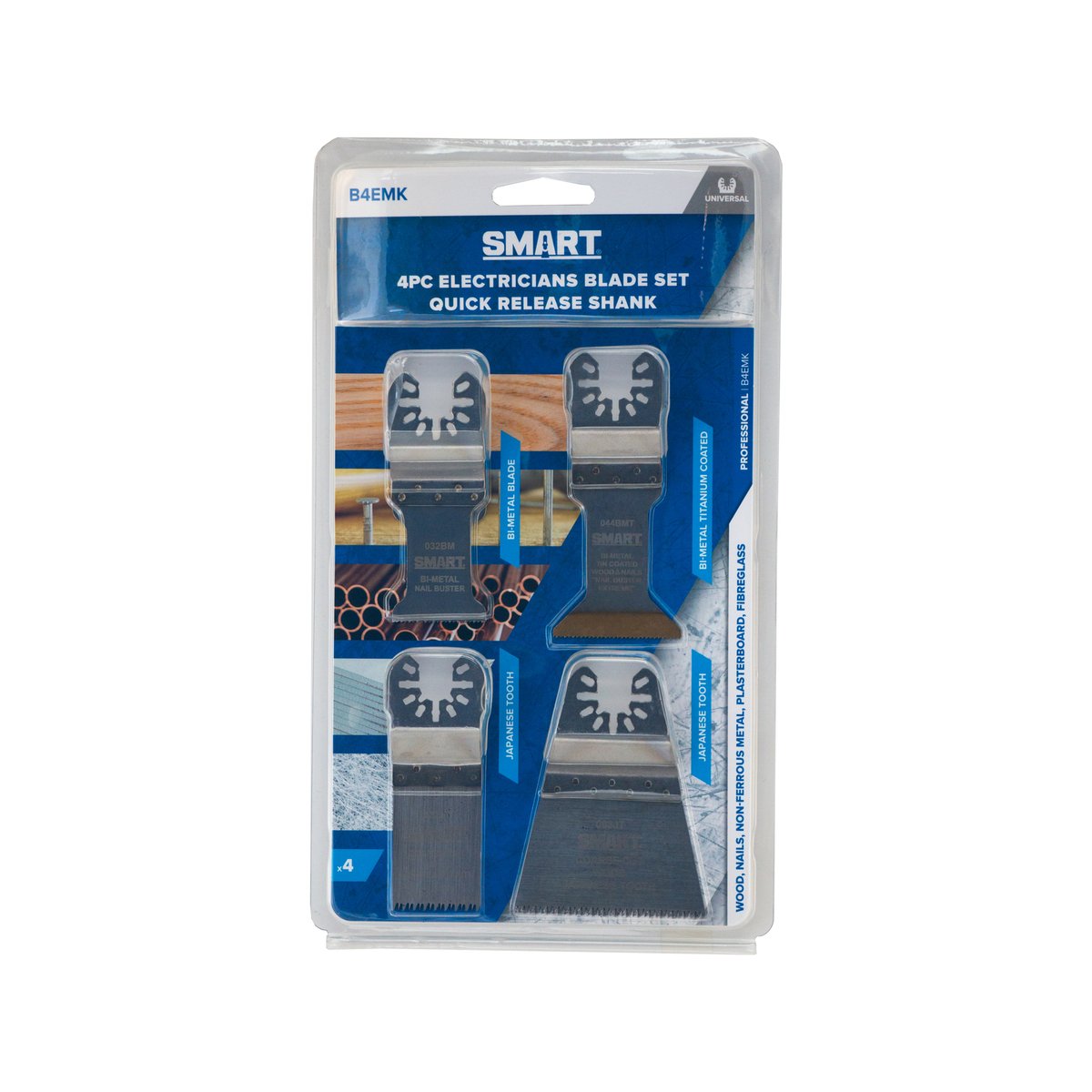 Smart 4 Piece Electricians Blade Set B4EMK - Bunnings New Zealand