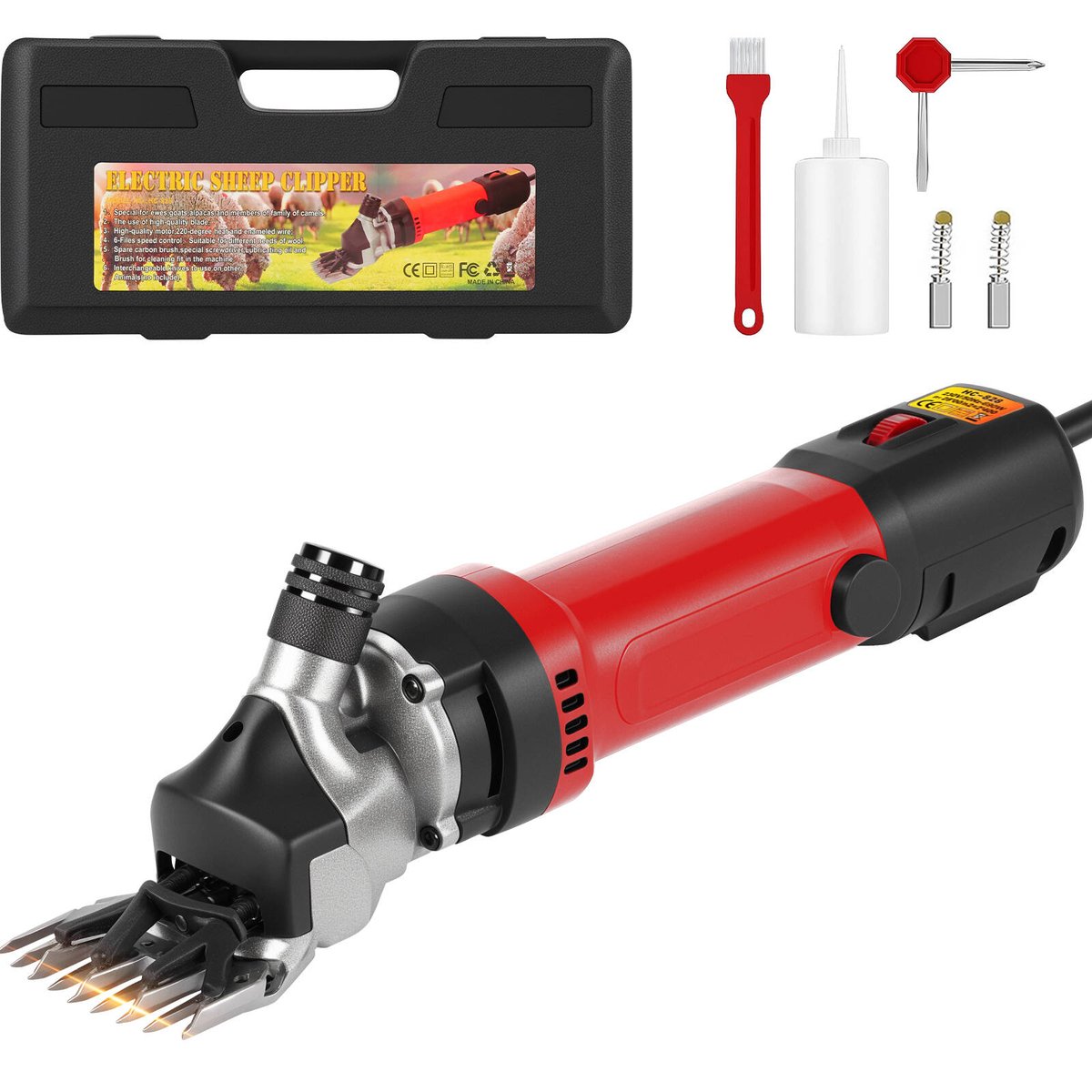 Advwin Electric Sheep Shears 690W,2800R/Min 6 Speed Professional Heavy ...