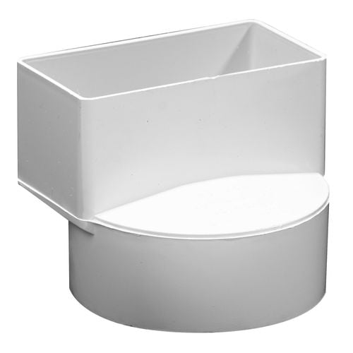 Holman 100 x 80 x 90mm PVC Stormwater Downpipe Adaptor - Bunnings Australia