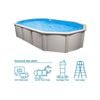 Driclad 7.08m x 3.66m x 1.32m Modular Salt Water Swimming Pool ...