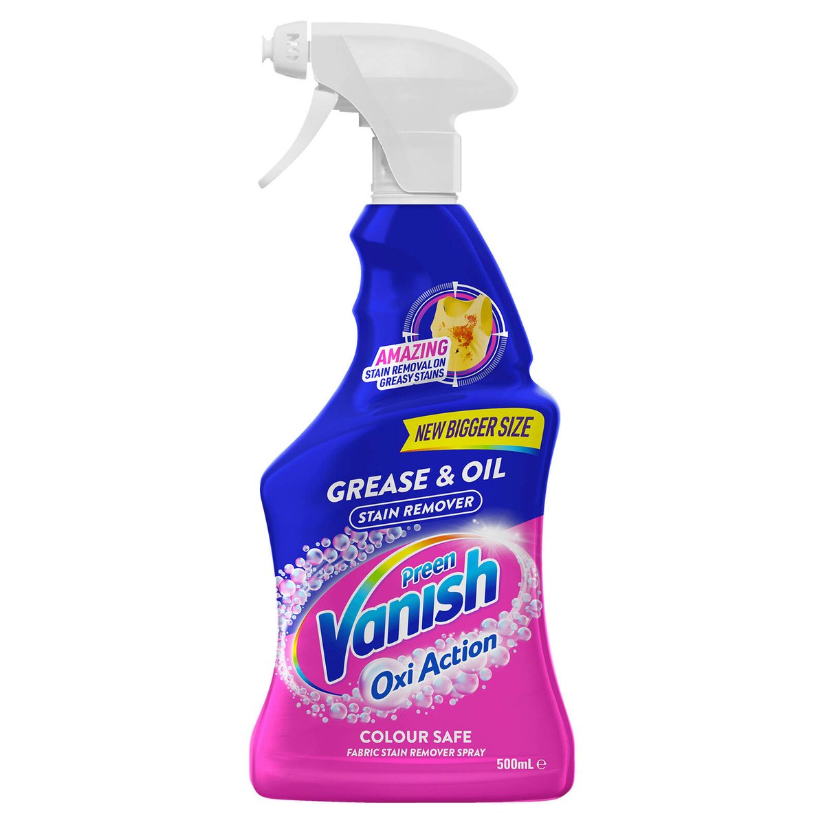 Vanish Preen 500mL Degreaser Stain Remover Oxi Action Trigger ...