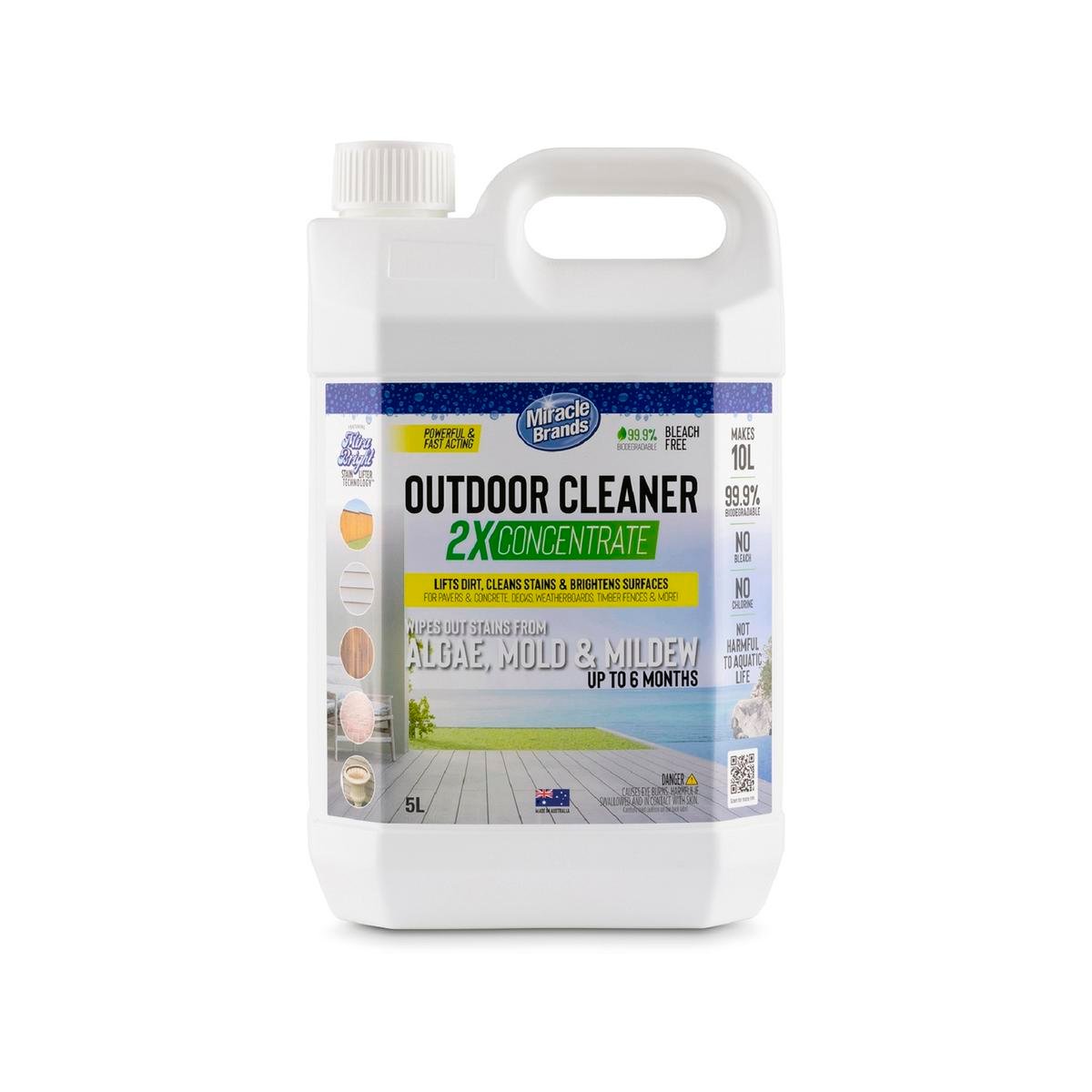 Miracle Brands 5L Outdoor Cleaner - Bunnings Australia