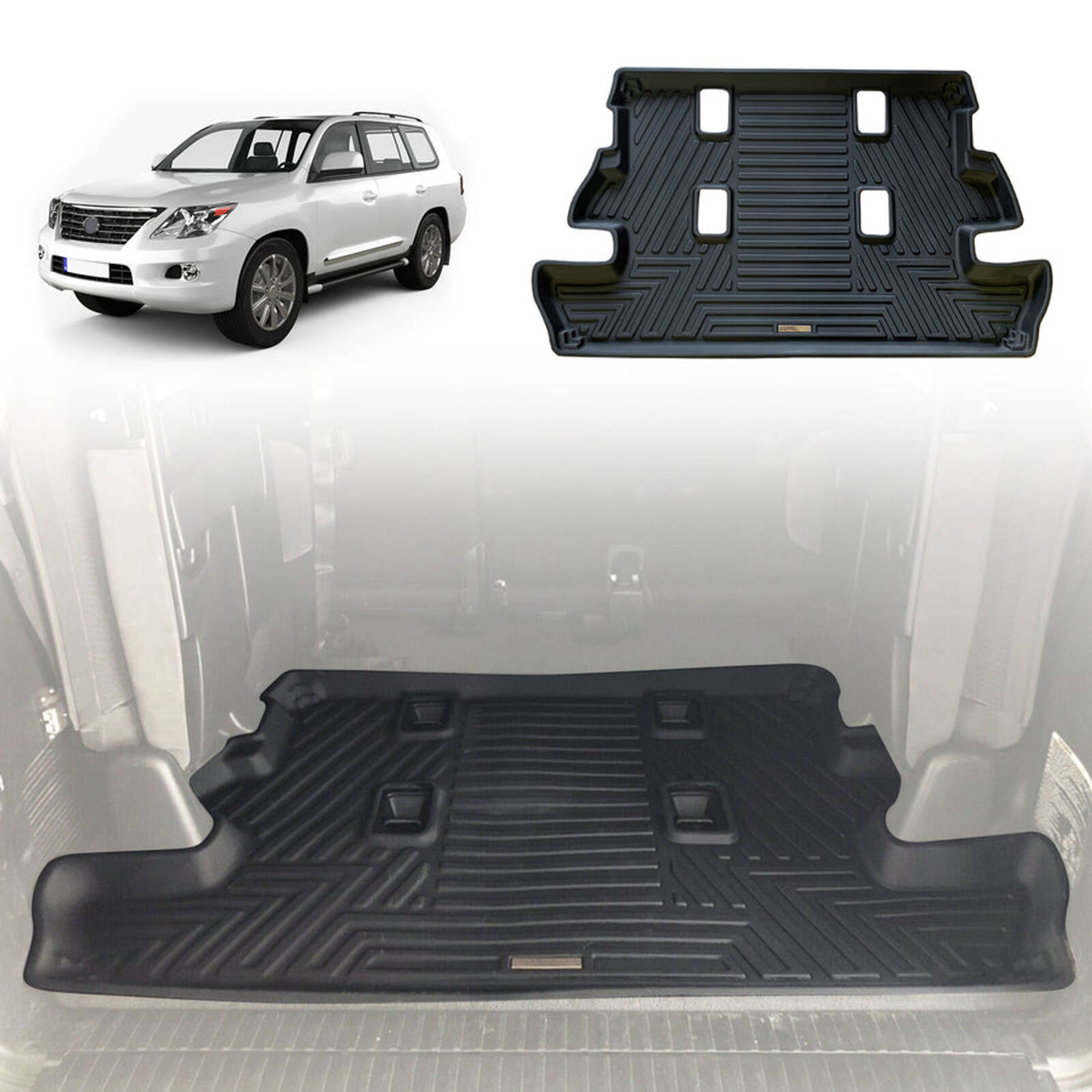 AUSGO Boot Liner for Lexus LX570 LX Series 2008-2021 Cargo Trunk Mat ...