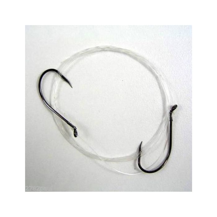 2x Mustad Penetrator Snapper 2 Hook Rig X 3 Chemically Sharpened Rigs ...