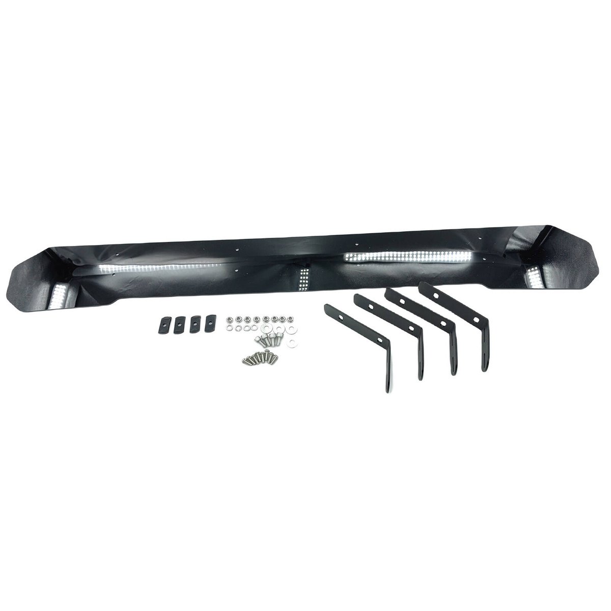 Wind Deflector With Channel Nuts Fit For Flat Aluminum Roof Rack Cobra ...