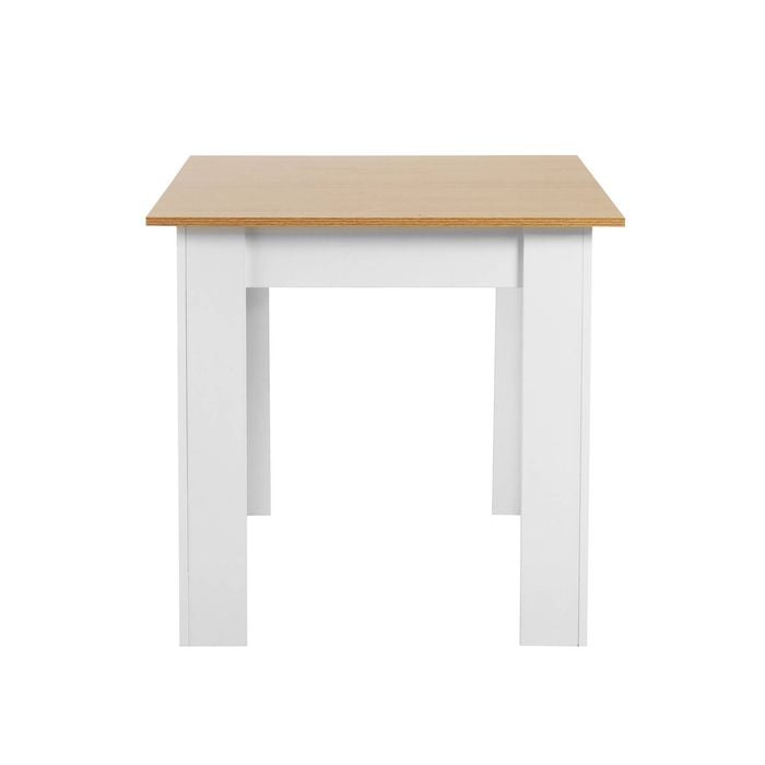 Oikiture 160cm Extendable Dining Table WoodenWhite - Bunnings Australia