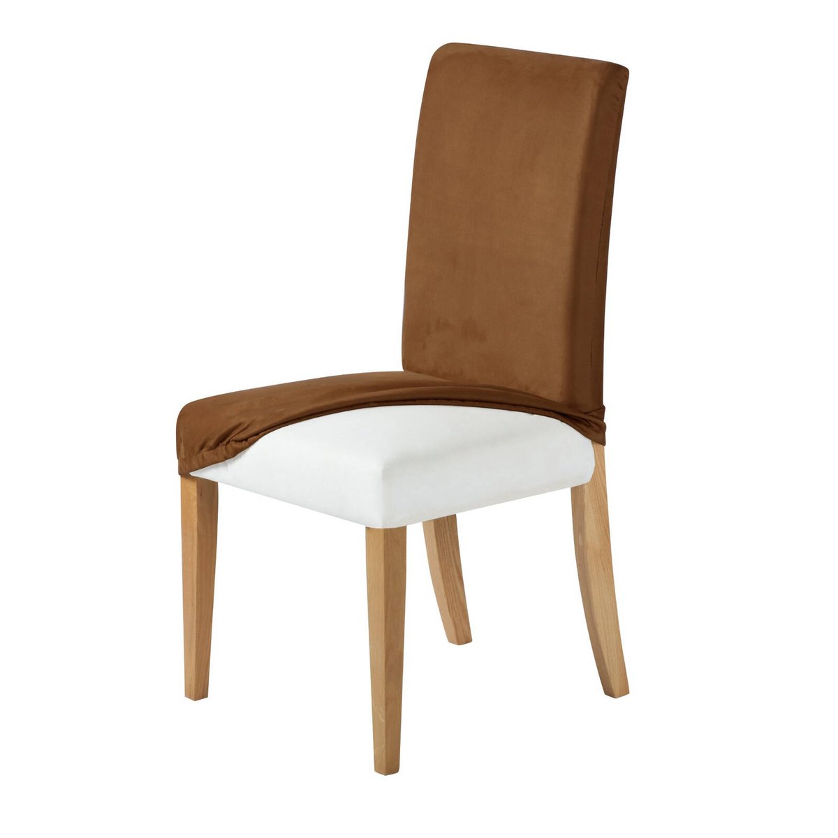 Sherwood Home Premium Faux Suede Rust Dining Chair Cover - Bunnings ...