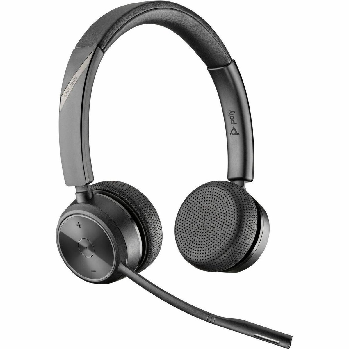 Poly Savi 7300 Office 7320 Wireless On-ear, Over-the-head Stereo ...