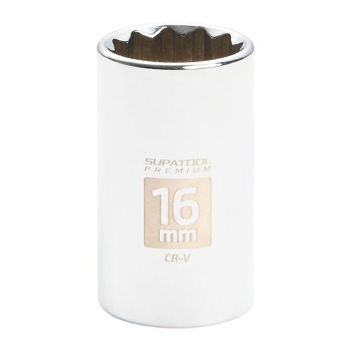 Supatool Premium 16mm 1/2" Drive Socket - Bunnings Australia