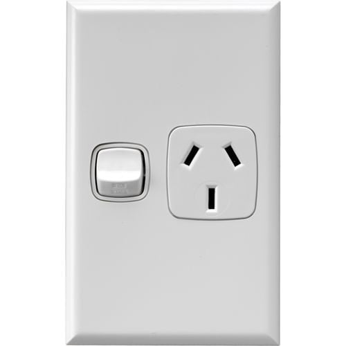 HPM Excel Single Powerpoint Vertical White - Bunnings New Zealand