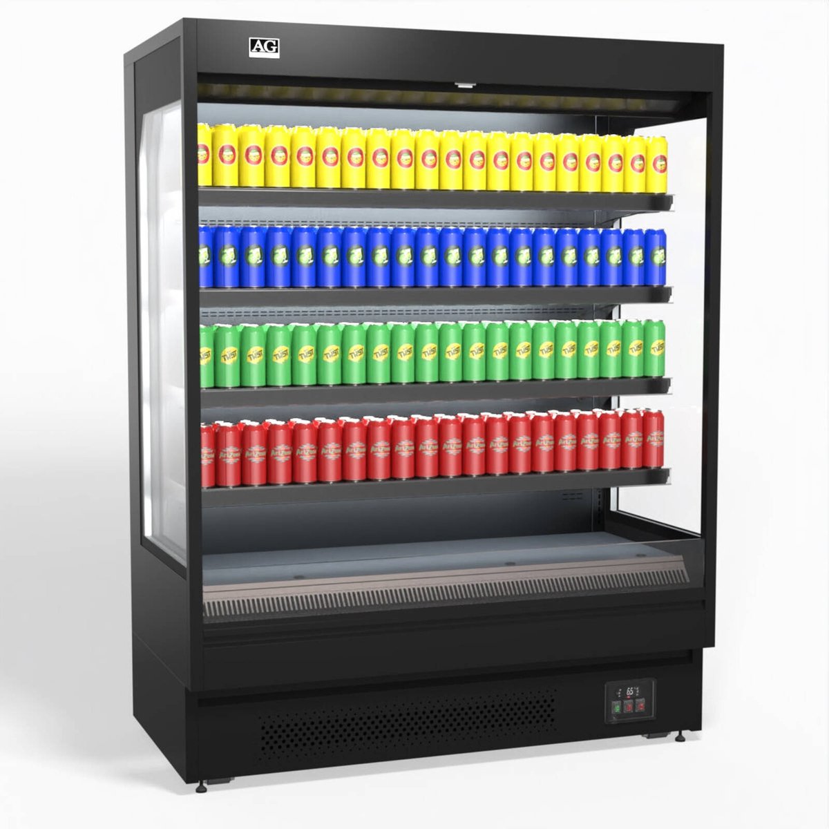 AG Equipment AG 1524mm Supermarket Open Multi Deck Showcase Fridge ...