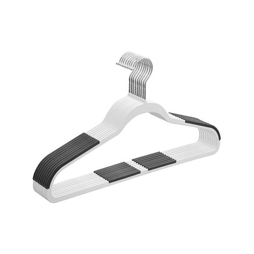 Practa White Anti Slip Plastic Hangers - 10 Pack - Bunnings Australia