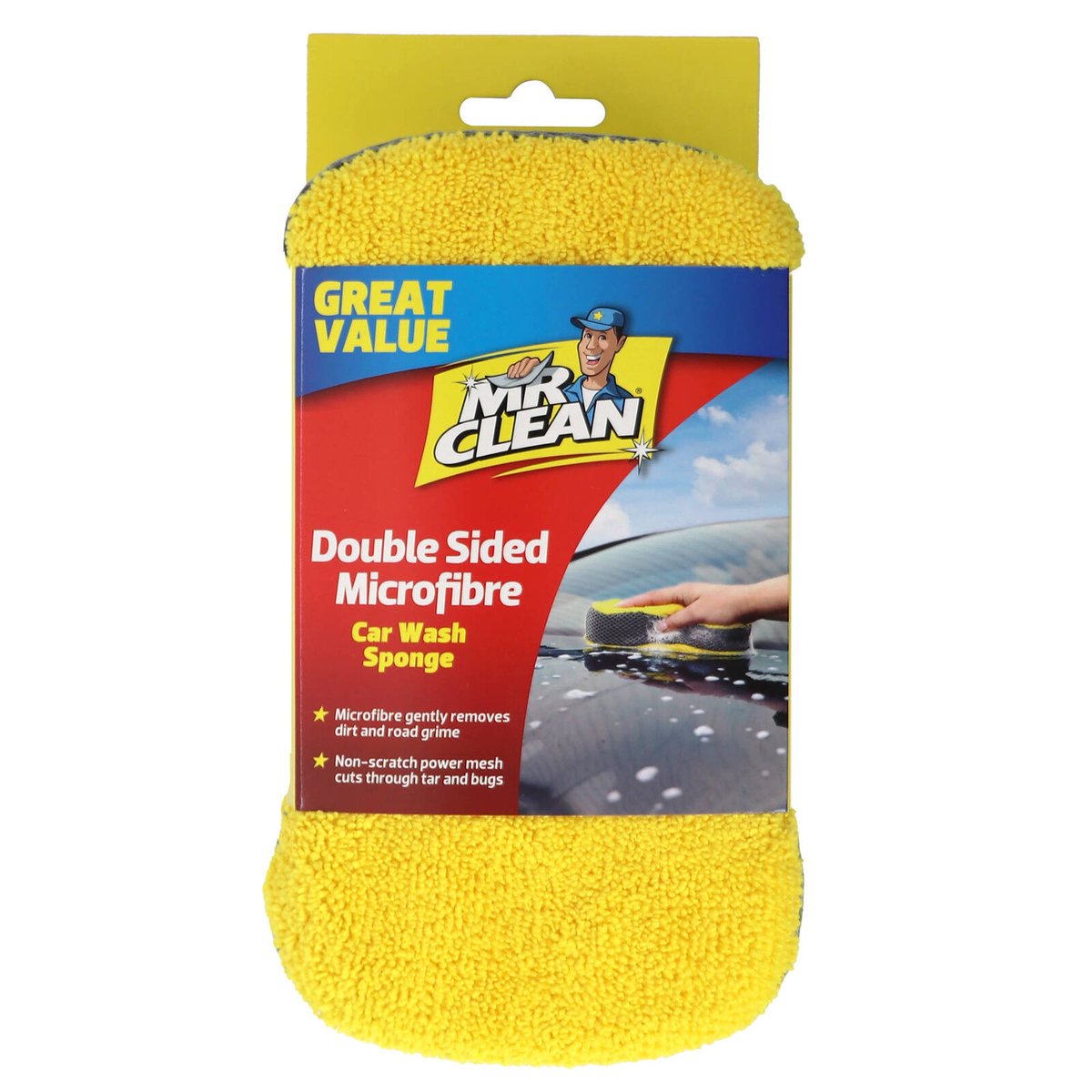 MR CLEAN Double Sided Microfibre Car Sponge - Bunnings New Zealand