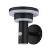 Arlec 18.2cm Black 400lm Solar LED Wall Light With Sensor - Bunnings ...