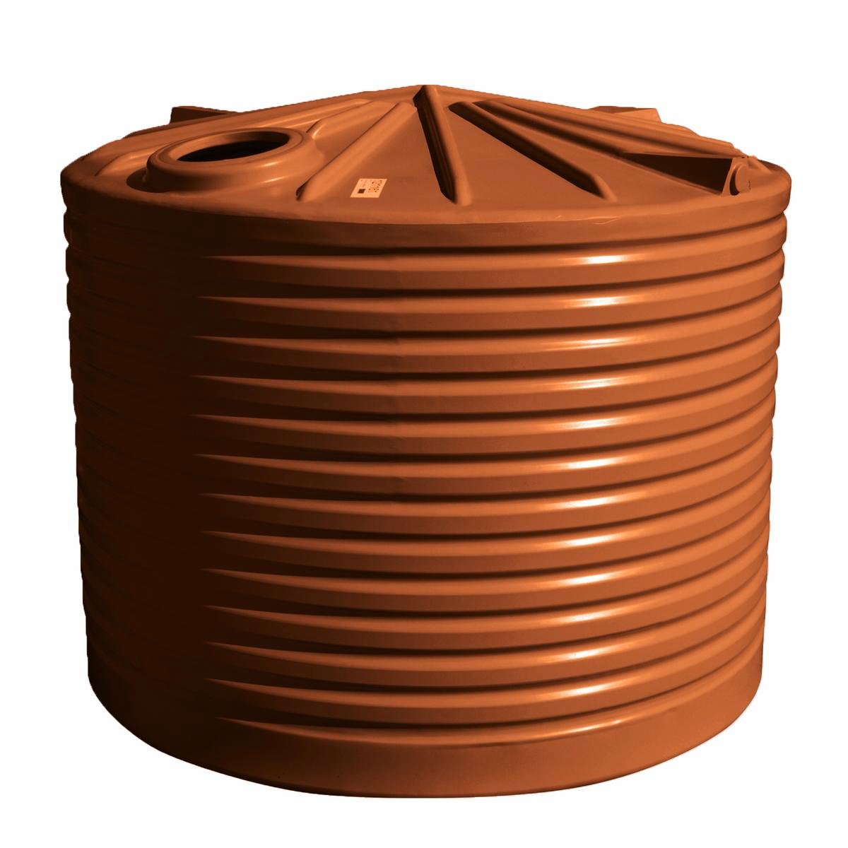 Clark Tanks 10000L Round Poly Water Tank - Heritage Red - Bunnings ...