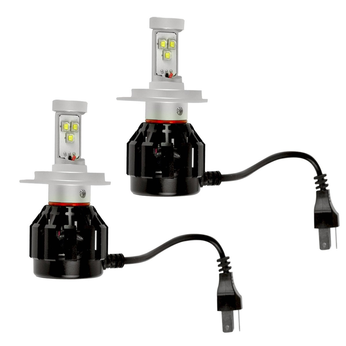 4-Side Cree LED Car Headlight 160W 6000K H4 - Bunnings Australia