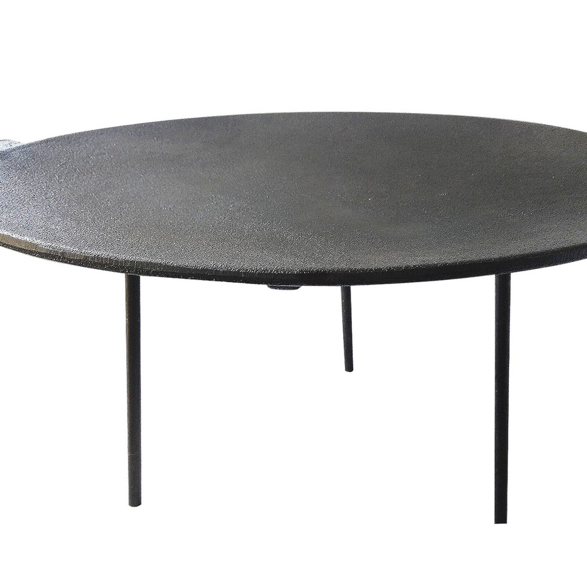 Wildtrak 45cm Cast Iron Camp Fire Grill Pan - Black - Bunnings Australia