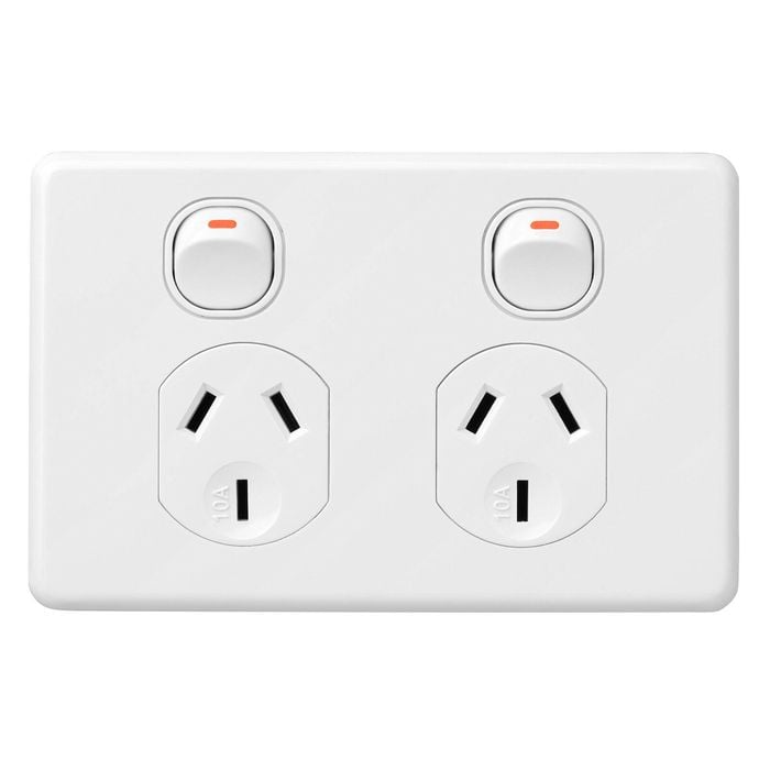 DETA X6 Double Power Point - 10 Pack - Bunnings Australia