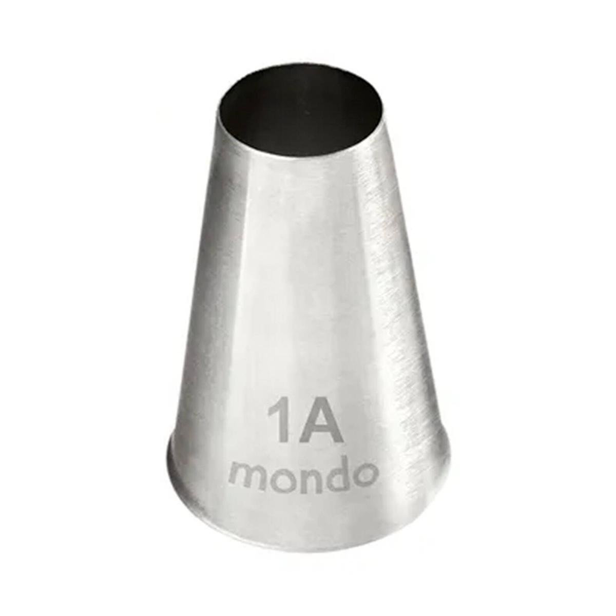 Mondo Stainless Steel #1A Round Piping Tip - Silver - Bunnings Australia