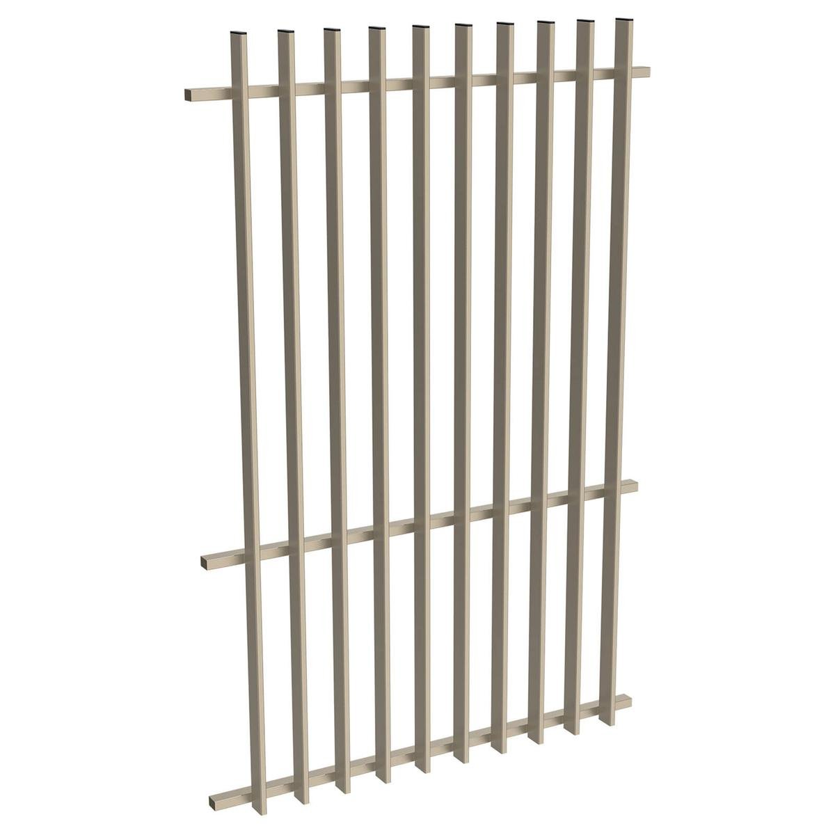 ProtectorAl 350 - 1200 x 1800mm Paperbark Aluminium Radiator Pool Fence ...