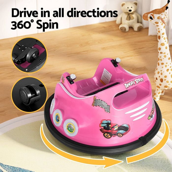 Kids Ride On Car Bumper Electric Toys Cars Light Remote Angry Birds ...