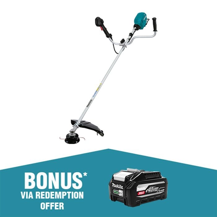 Makita 40Vmax XGT Brushless Brushcutter - Bike Handle - Bunnings New ... Makita 40Vmax XGT Brushless Brushcutter - Bike Handle - Bunnings New ...