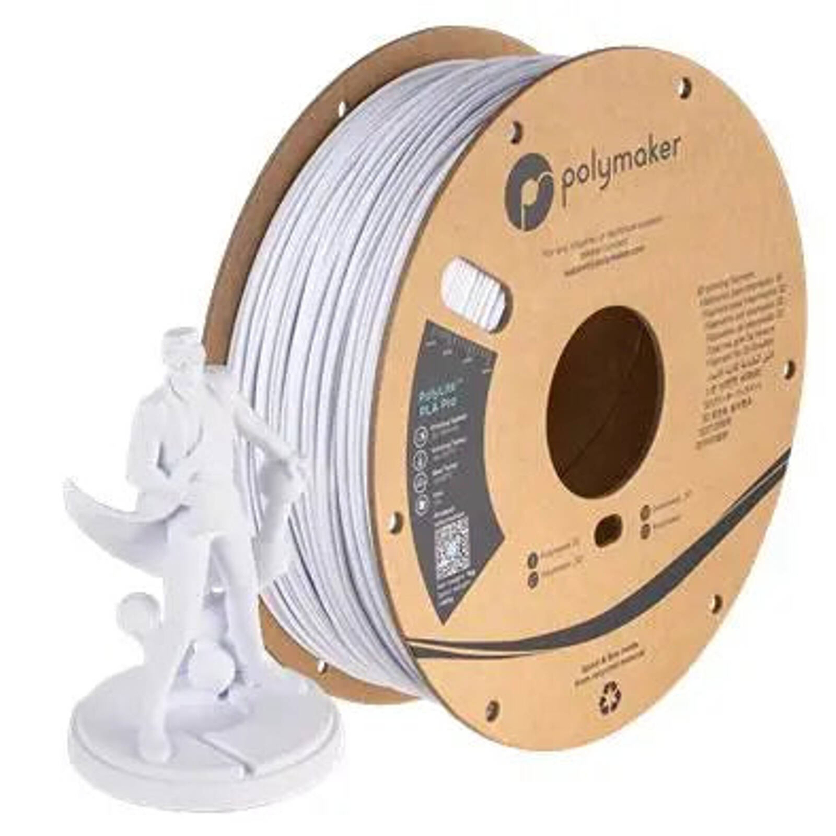 Polymaker PolyLite PLA+ Pro Cold White 1kg (1.75mm) - Bunnings Australia