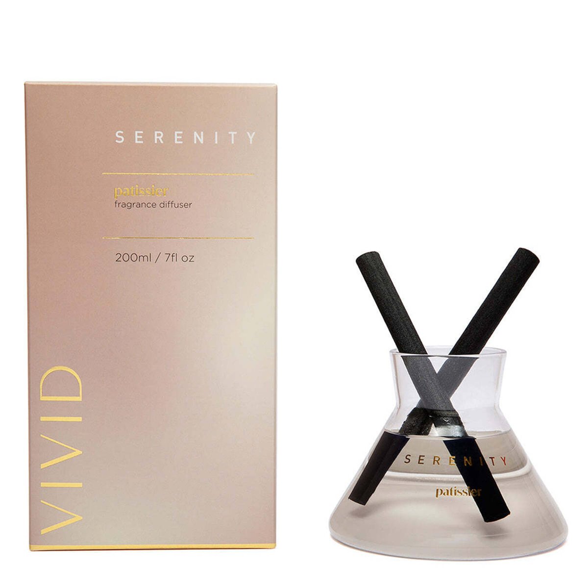 Serenity Vivid 200ml Reed Diffuser Fragrance - Patissier - Bunnings ...