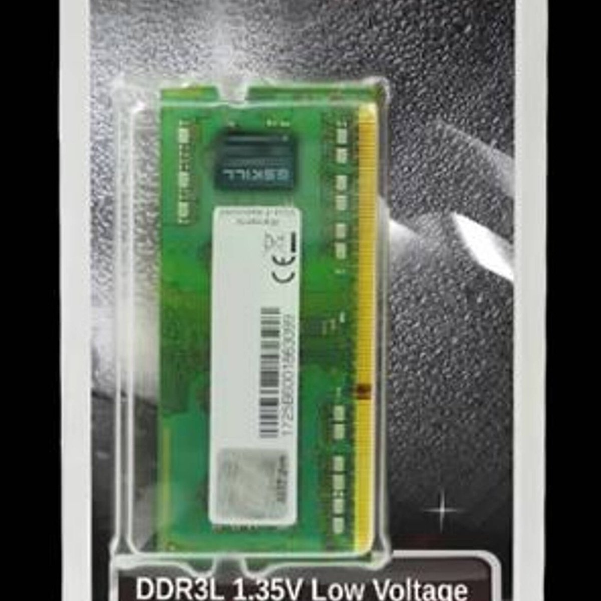 G.SKILL F3-1600C11S-8GSL GB (1 x 8GB)/ PC3-12800 / DDR3 1600 MT/s/ Timings 11-11-11-28/ Voltage ...