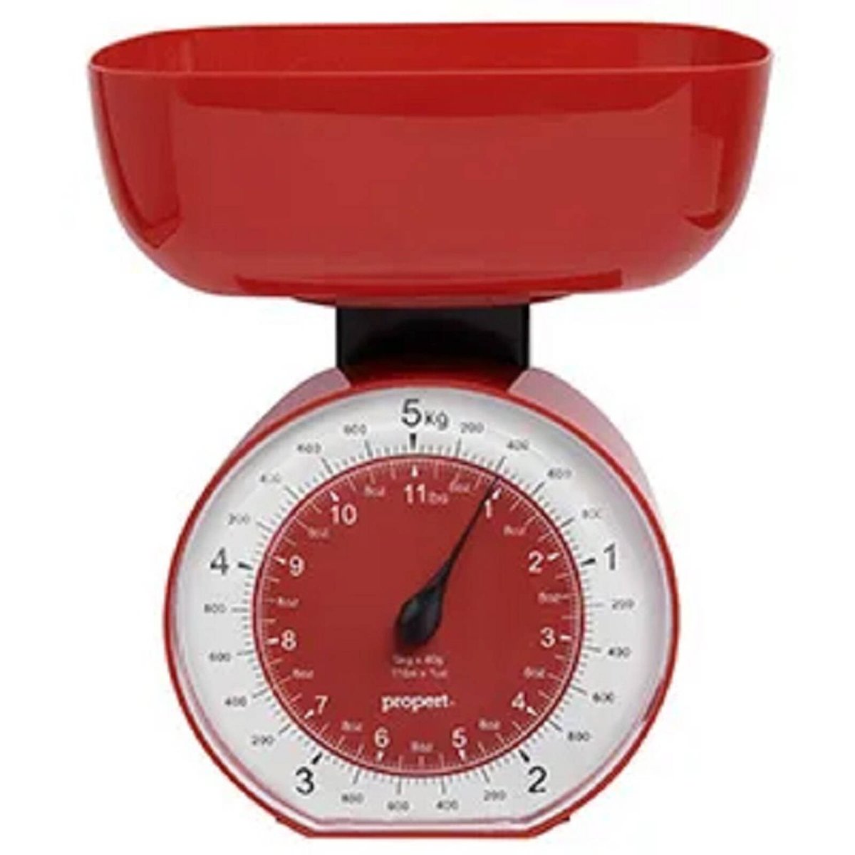 Propert Cardinal Mechanical Kitchen Scale Red 5kg - Bunnings Australia