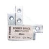 Zenith 38mm Zinc Plated Corner Brace Bracket - 12 Pack - Bunnings Australia